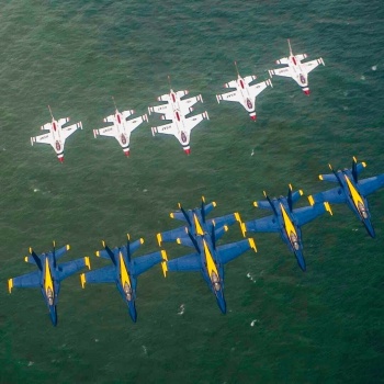 Solve U.S. Navy Blue Angels and U.S. Air Force Thunderbirds flying ...