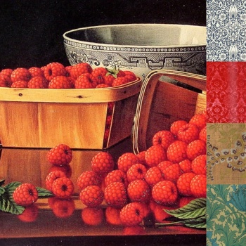 Solve Baskets of rasberries by Levi Wells Prentice with Wm Morris ...