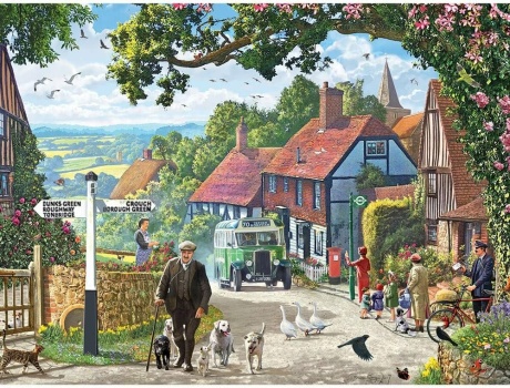 Solve English Countryside jigsaw puzzle online with 192 pieces