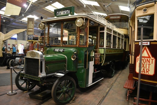 Solve An old bus, the 1913 Barnsley & District Combination Car, @Crich ...
