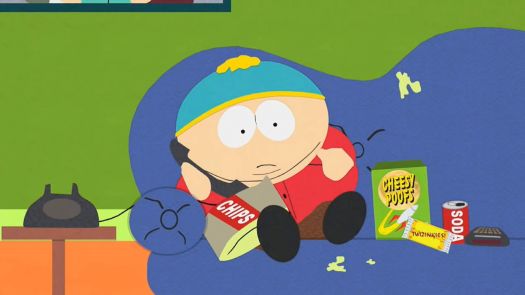 Solve Eric Cartman is on the phone jigsaw puzzle online with 350 pieces