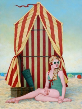 Solve Artwork by artist Fred Calleri jigsaw puzzle online with 108 pieces
