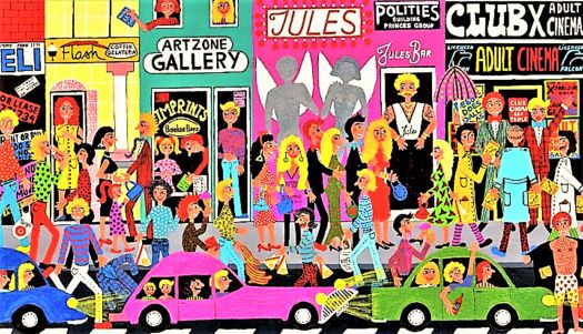 Solve A Busy City Scene in Australia jigsaw puzzle online with 144 pieces