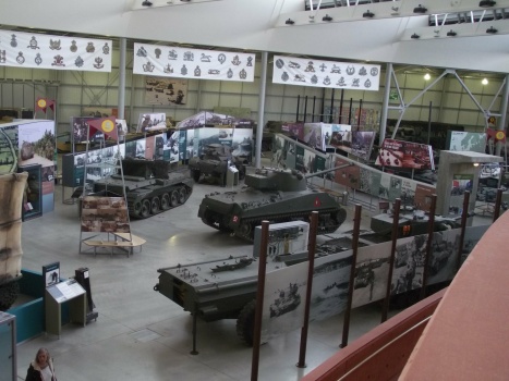 Solve Tank museum hall Bovington jigsaw puzzle online with 99 pieces