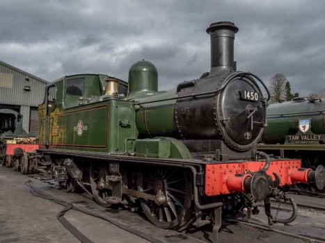 Solve GWR Class 14xx 0-4-2T 1450. jigsaw puzzle online with 108 pieces
