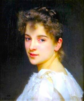 Solve William-Adolphe Bouguereau's Portrait of Gabrielle Cot, 1890 ...