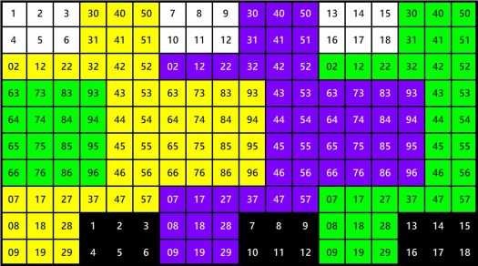 Solve Number 1350 tessellation 180 jigsaw puzzle online with 180 pieces