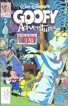 Solve Goofy: The Frankenstein Folly jigsaw puzzle online with 126 pieces