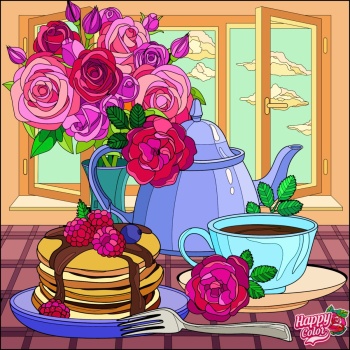 Solve Pancake Breakfast jigsaw puzzle online with 324 pieces