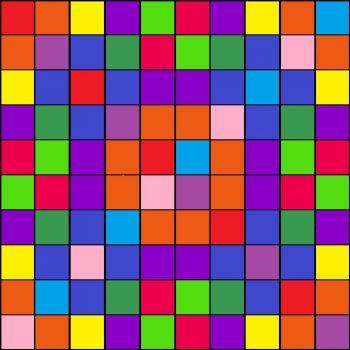 Solve Square Colors jigsaw puzzle online with 400 pieces