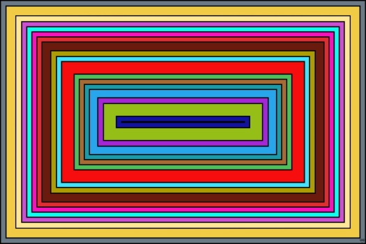 Solve Concentric Rectangles!! ~ H jigsaw puzzle online with 600 pieces