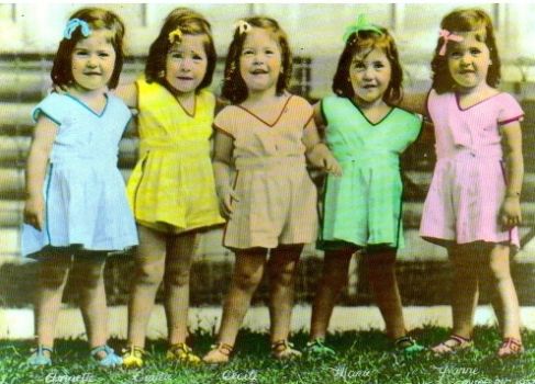 Solve Dionne Quintuplet And A Little Of Their Personal History jigsaw ...