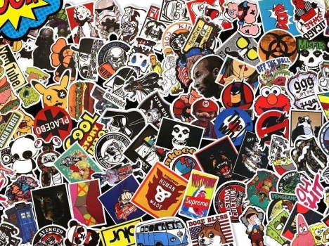 Solve More Stickers jigsaw puzzle online with 176 pieces