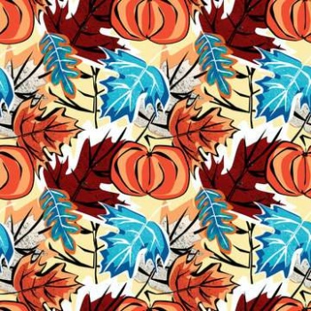 Solve fall patterns jigsaw puzzle online with 36 pieces