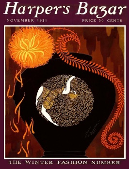 Solve Harper's Bazaar, Nov 1921, cover by Romain de Tirtoff, 'Erte ...