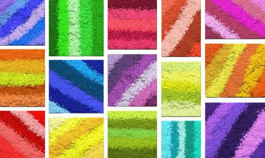 Solve Colored Sand Blocks jigsaw puzzle online with 84 pieces