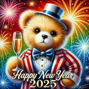 Solve happy new year jigsaw puzzle online with 306 pieces