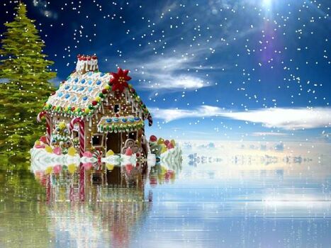 Solve Gingerbread House jigsaw puzzle online with 20 pieces