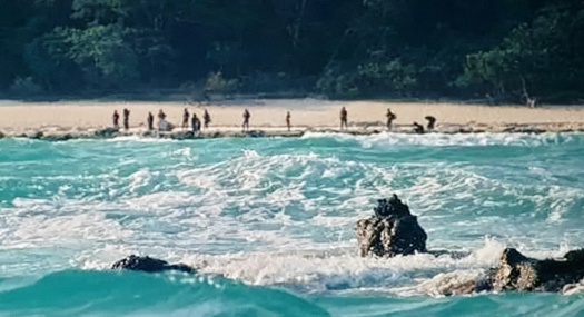 Solve The Sentinelese People jigsaw puzzle online with 28 pieces