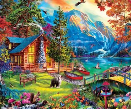 Solve A SLICE OF HEAVEN jigsaw puzzle online with 72 pieces