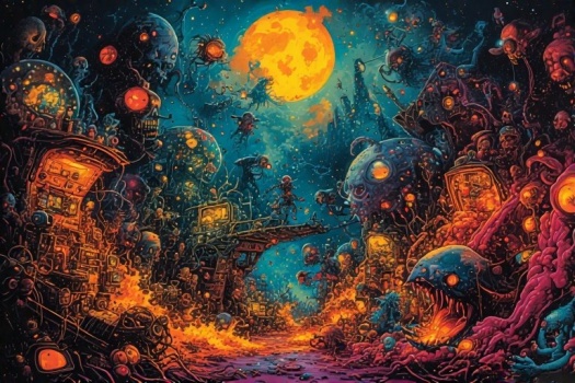 Solve unreal_world_style_manga_art_illustrations_works jigsaw puzzle ...