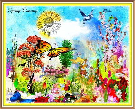 Solve Spring Dancing jigsaw puzzle online with 598 pieces