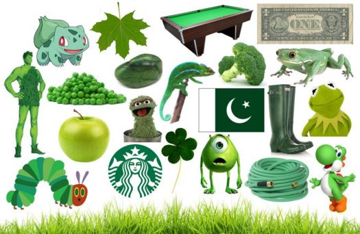 Solve Theme: All Things Green jigsaw puzzle online with 15 pieces