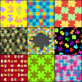 Solve Puzzle patterns 3 jigsaw puzzle online with 256 pieces