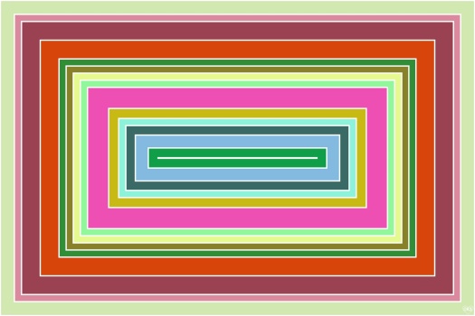 Solve Concentric Rectangles!! ~ M jigsaw puzzle online with 96 pieces