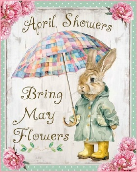 Solve April Showers Bring May Flowers jigsaw puzzle online with 48 pieces