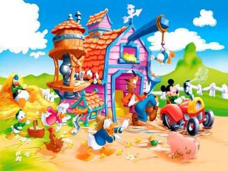 Solve Disney farm jigsaw puzzle online with 540 pieces