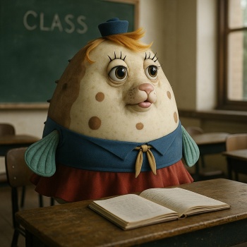 Solve Mrs. Puff jigsaw puzzle online with 121 pieces