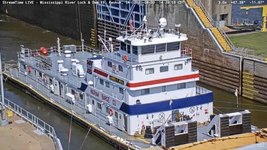 Solve James F Neal - Mississippi River Towboat - Keokuk, IA (2021-08-30 ...