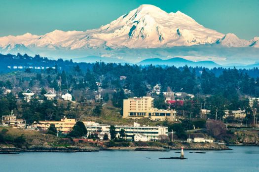 Solve Mount Baker, from near Victoria, BC jigsaw puzzle online with 294 ...