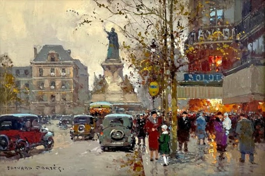 Solve Cityscape ~Edouard Leon Cortes (French, 1882-1969) jigsaw puzzle ...