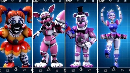 Solve FNAF - Fnaf 5 AR Stylized Animatronics jigsaw puzzle online with ...