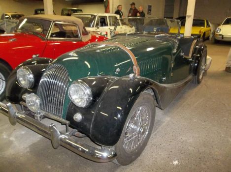 Solve Morgan parked for the winter jigsaw puzzle online with 80 pieces