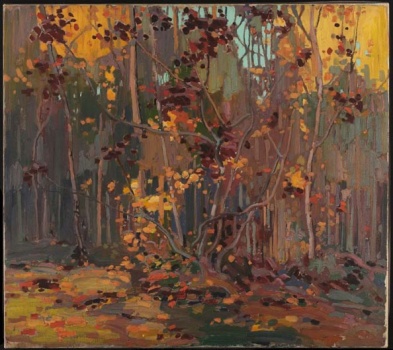 Solve Maple Saplings, Tom Thompson, Canada jigsaw puzzle online with 72 ...