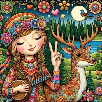 Solve PEACE IN THE VALLEY jigsaw puzzle online with 289 pieces