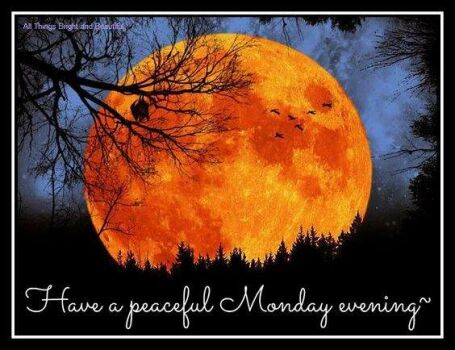 Solve Good Night - Have a peaceful Monday evening jigsaw puzzle online ...