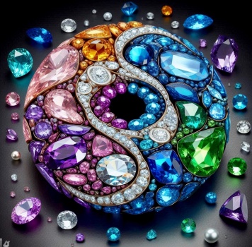 Solve Spring Bling Fling Ring jigsaw puzzle online with 49 pieces