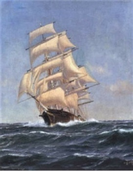 Solve Carl Georg August Wallin (1893–1978): Cutty Sark, 1949. jigsaw ...