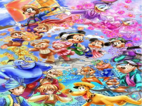 Solve Pluto And Friends 1 jigsaw puzzle online with 221 pieces