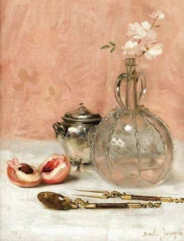 Solve Joseph Bail - Nature morte à la carafe et aux couverts de voyage ...