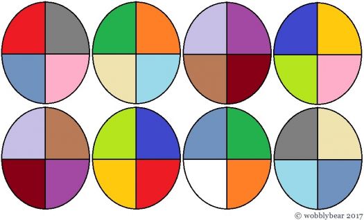 Solve Wobblybear Creations 039b - Circle quarters (larger version ...