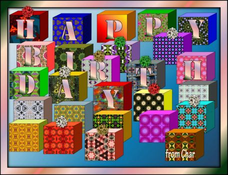 Solve Happy Birthday Joyce! jigsaw puzzle online with 108 pieces