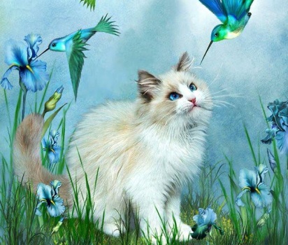 Solve poesje jigsaw puzzle online with 90 pieces