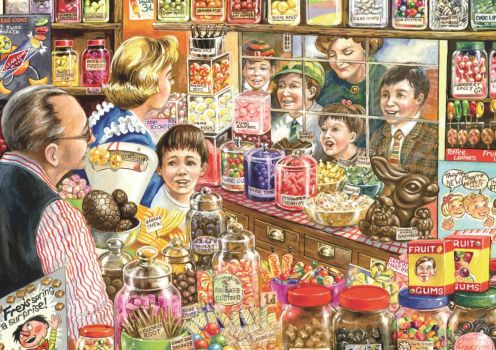 Solve Sweet shop jigsaw puzzle online with 450 pieces