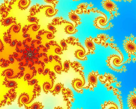 Solve Fractal Forge Exuberant Yellow Flower jigsaw puzzle online with ...