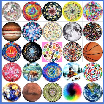Solve 1000-PIECE ROUND PUZZLES jigsaw puzzle online with 81 pieces